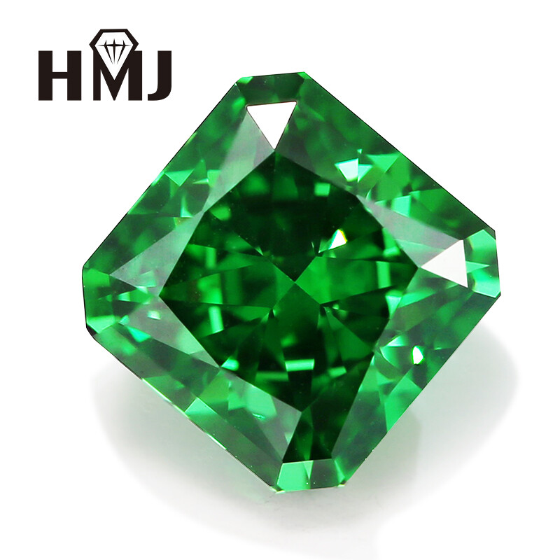 High Carbon Diamond Lab Cubic Zirconia Multicolor Crushed Ice Radiant ...