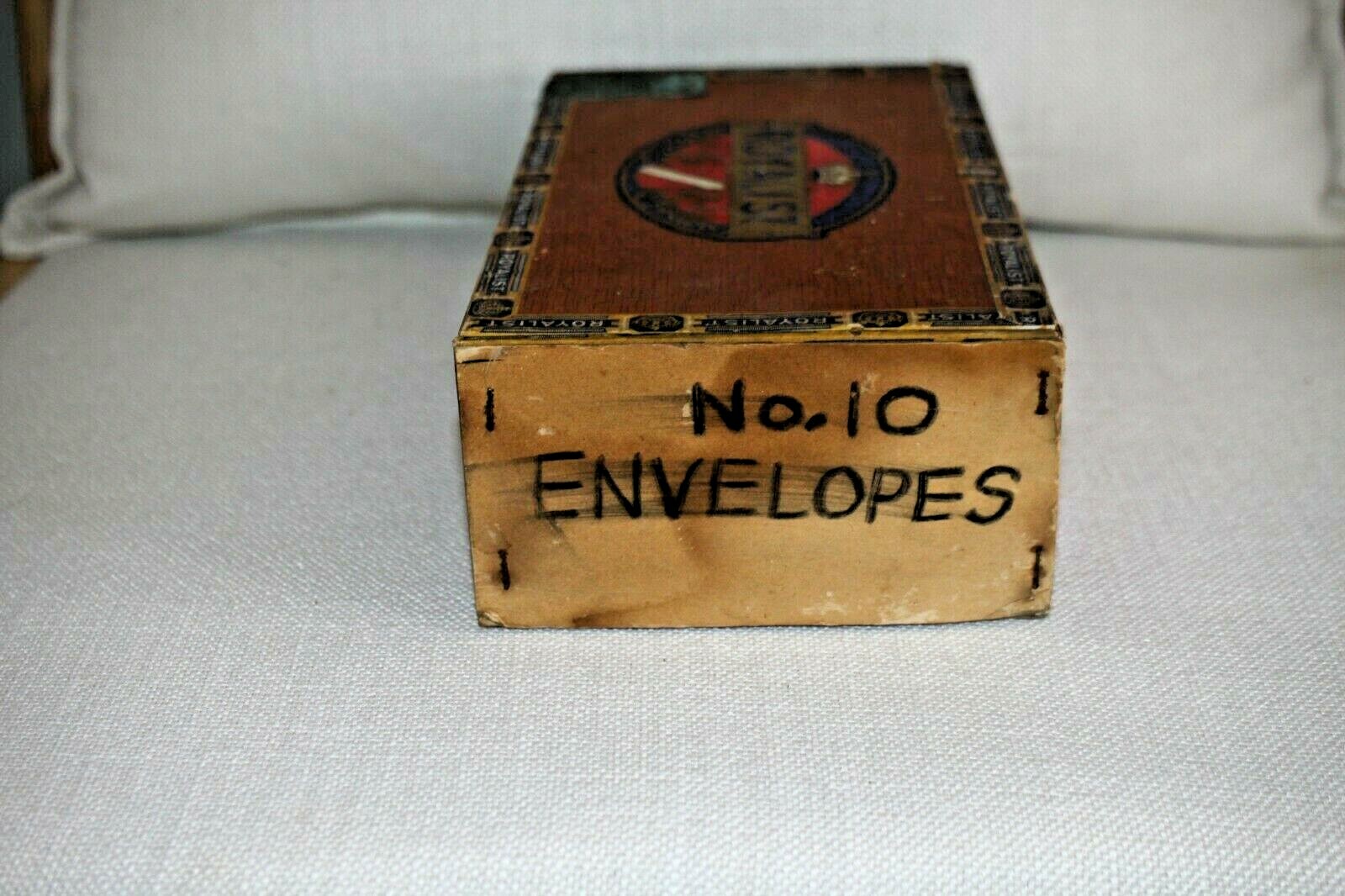 Vintage Wooden Royalist Duke Cigar Box 15 Cents Tax Stamp State Of PA ...
