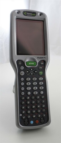 Handheld Dolphin 9550 Pocket PC Scanner w/ Pistol Grip, Cradle, Battery ...