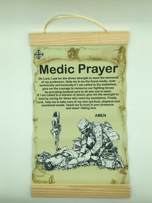 Medic Prayer, Canvas Wall Print, 8x12, cream background | eBay