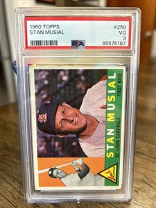 Stan Musial 1960 Topps #250 Base Price Guide - Sports Card Investor