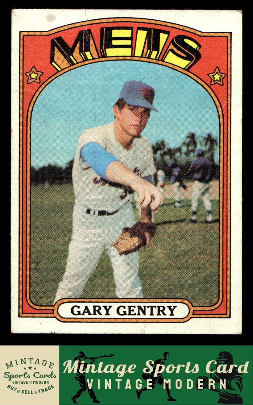 1972 Topps - Gary Gentry - #105 New York Mets | eBay