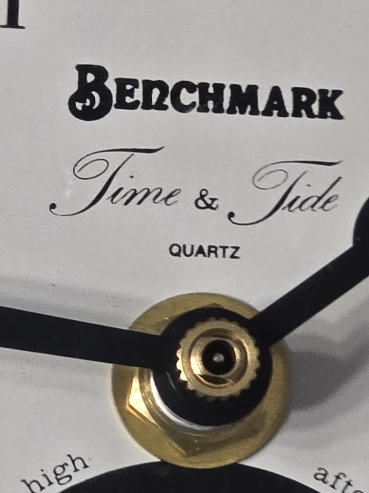 Vintage 1989 Benchmark Ships Bell Mantel Shelf Brass Clock Nautical ...