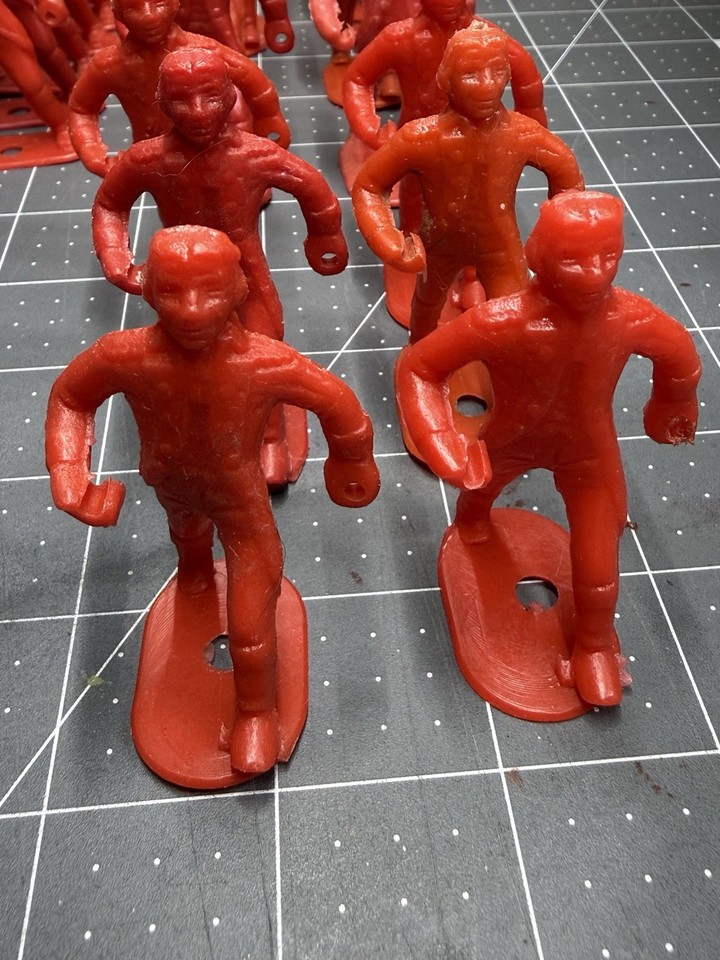 49 Vintage MPC RING HAND REVOLUTIONARY WAR PLASTIC TOY SOLDIERS 4 Poses ...