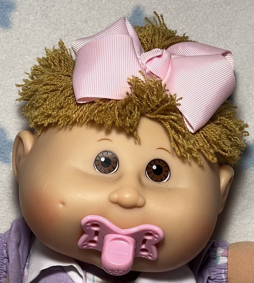 Cabbage Patch Kids Mini/Cutie Babies Doll Lime Green Pacifier | eBay