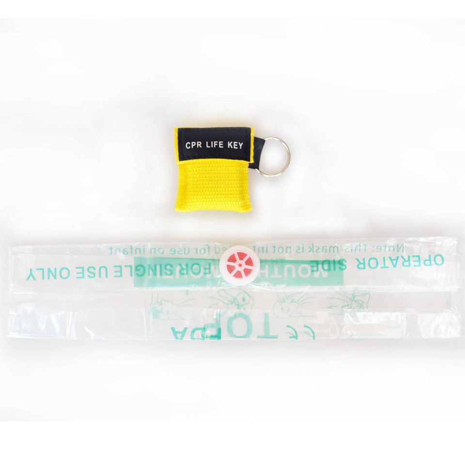 First aid resuscitation CPR Life Key CPR face shield key-ring Mouth to ...
