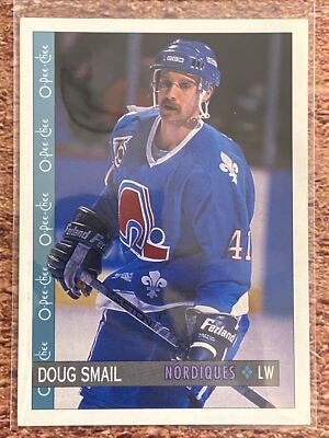 1992-93 O-Pee-Chee Doug Smail Quebec Nordiques #196 - NHL - NM Free ...