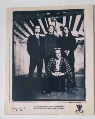 TOOL BAND - VOLCANO RECORDS 8" x 10" ORIGINAL 2001 - UK PROMO GLOSSY ...
