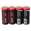 3.7V Li-ion Batteries Rechargeable Lithium Battery for Flashlight ...