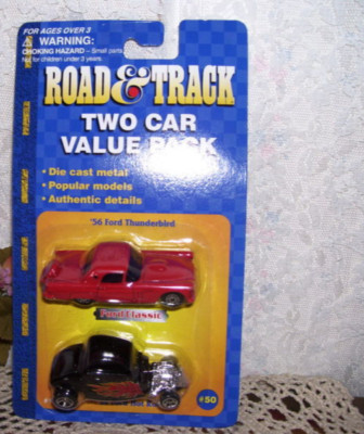 Road and Track Two Car Pack Ford Classic Maisto MIP | eBay
