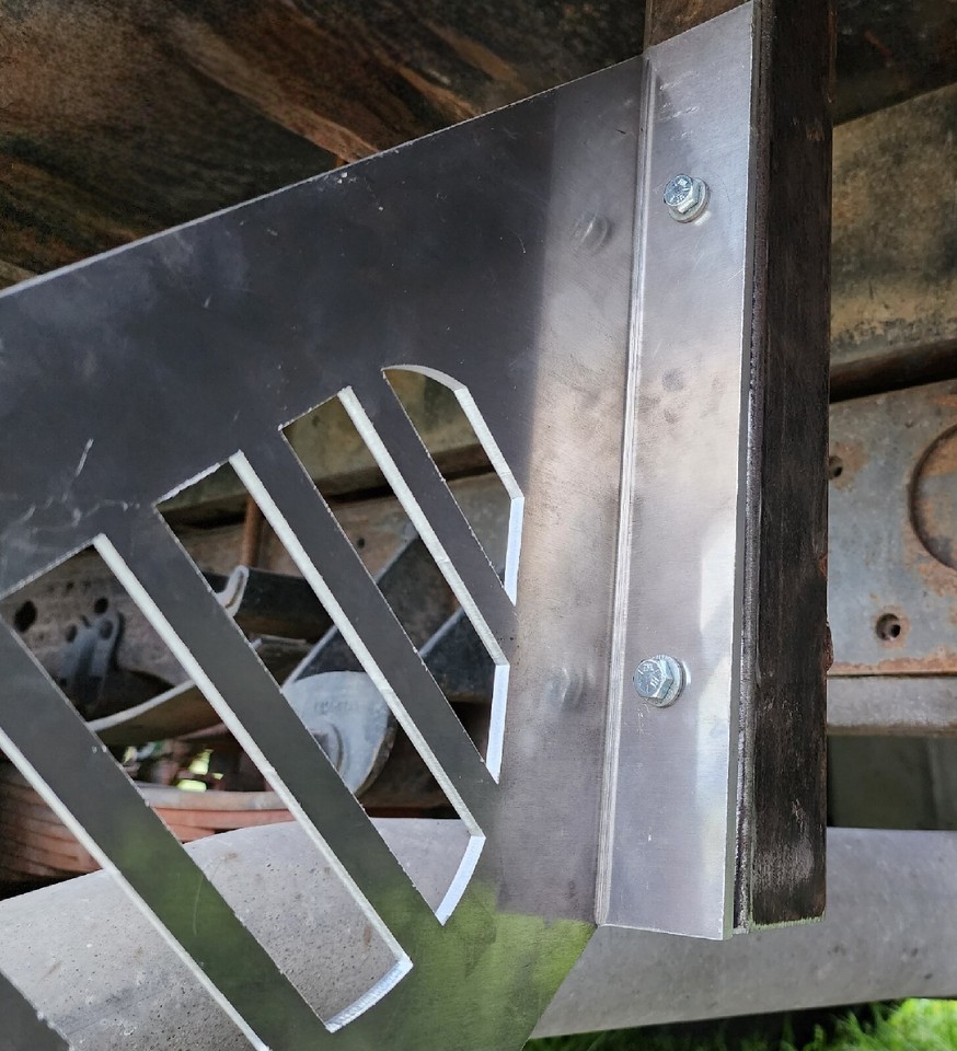 Underbody Toolbox Mounting Brackets, 1/4" Aluminum, 16" x 16" ID, Fits ...