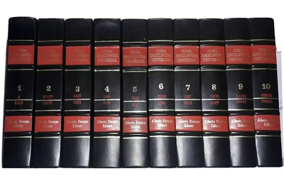 Nuova Enciclopedia Universale Alberto Peruzzo Editore 10 volumi 1967 | eBay