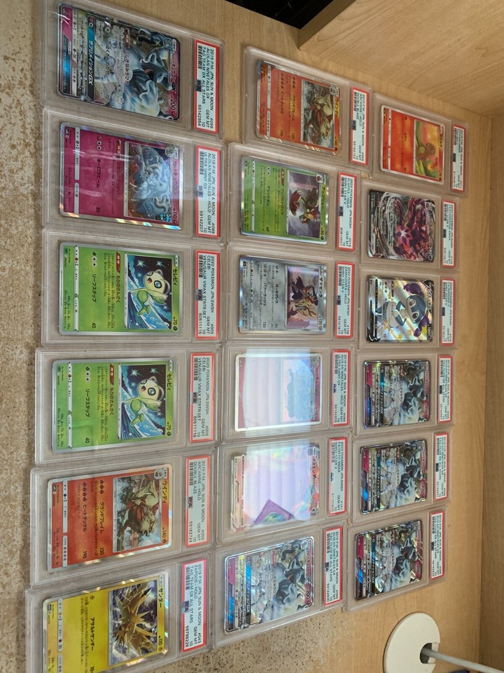 100 PSA 10 GEM MINT Graded Pokemon Slab LOT Bulk Wholesale WITH ...