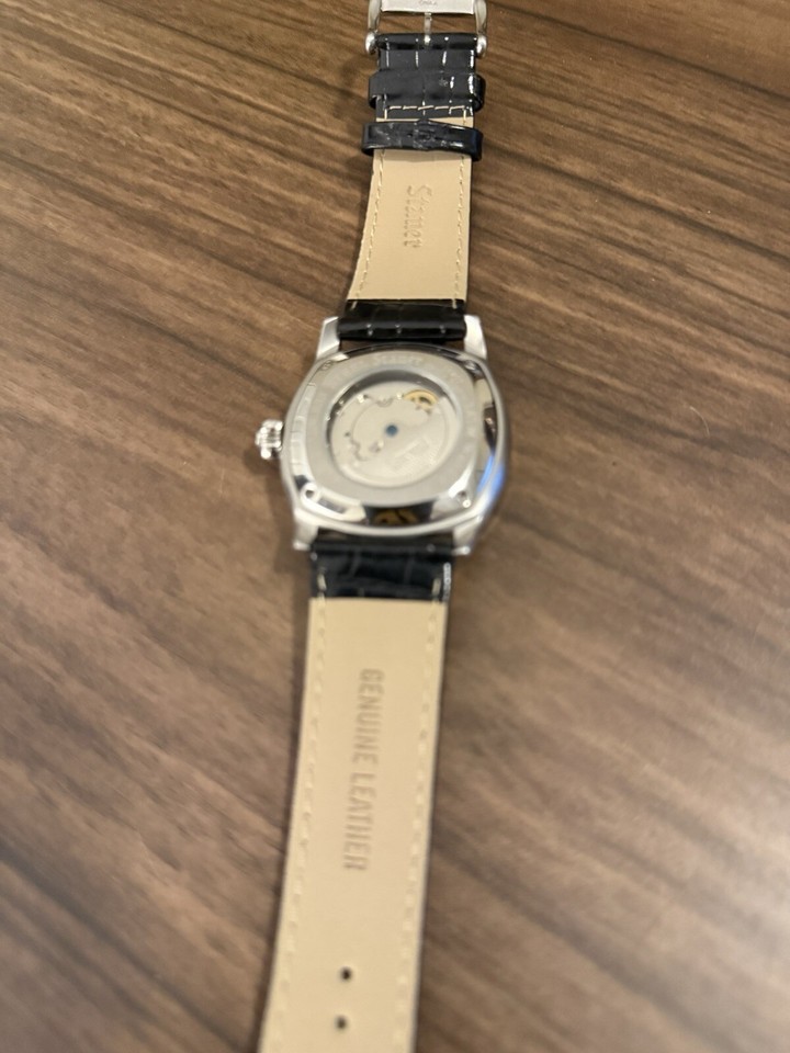 STAUER 1930 DASHTRONIC AUTOMATIC 21 JEWEL JUMP DIAL WRIST WATCH MENS ...