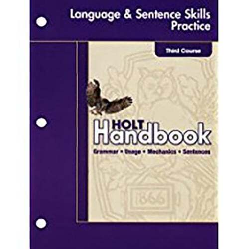 Elements of Language: Language and Sentence Skills Practice Third ...