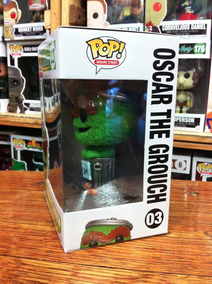 Pop TV Sesame Street Oscar the Grouch Green Funko Pop Vinyl EXPERT ...