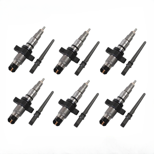 6PCS Fuel Injectors 0986435505 0445120238 for Dodge Ram Cummins 5.9L ...