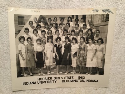 Vtg Group Photo 1960 Hoosier Girls State at Indiana University in ...
