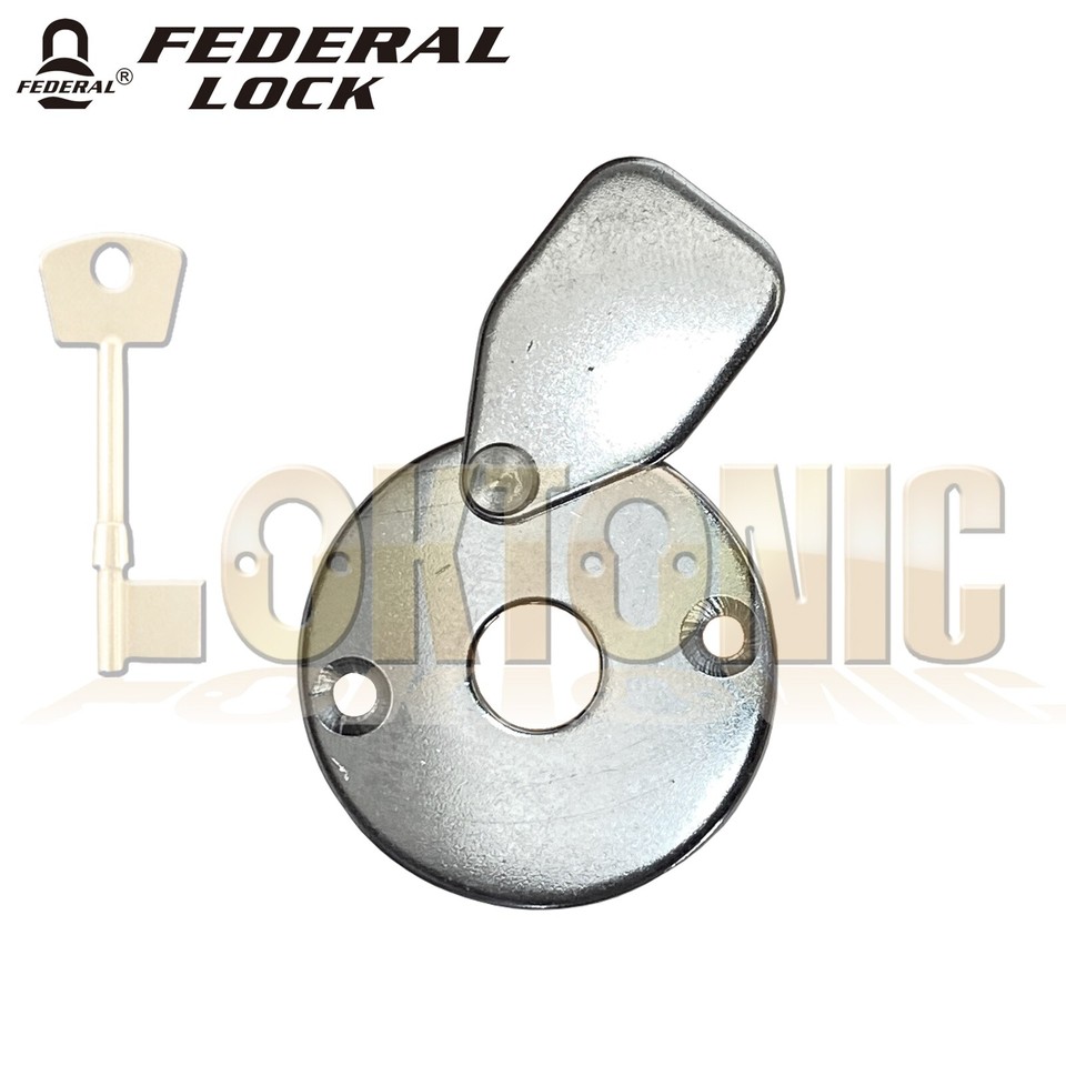 Federal Enfield Garage Door Bolts Locks LONG Key Singles LH-RH High ...