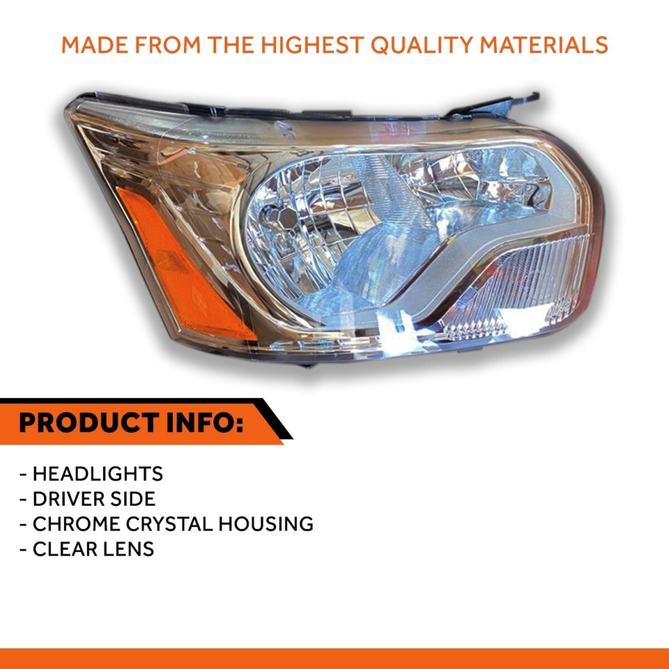 Fits 2014 2024 Ford Transit 150 250 350 Headlight Headlamp Left Right ...