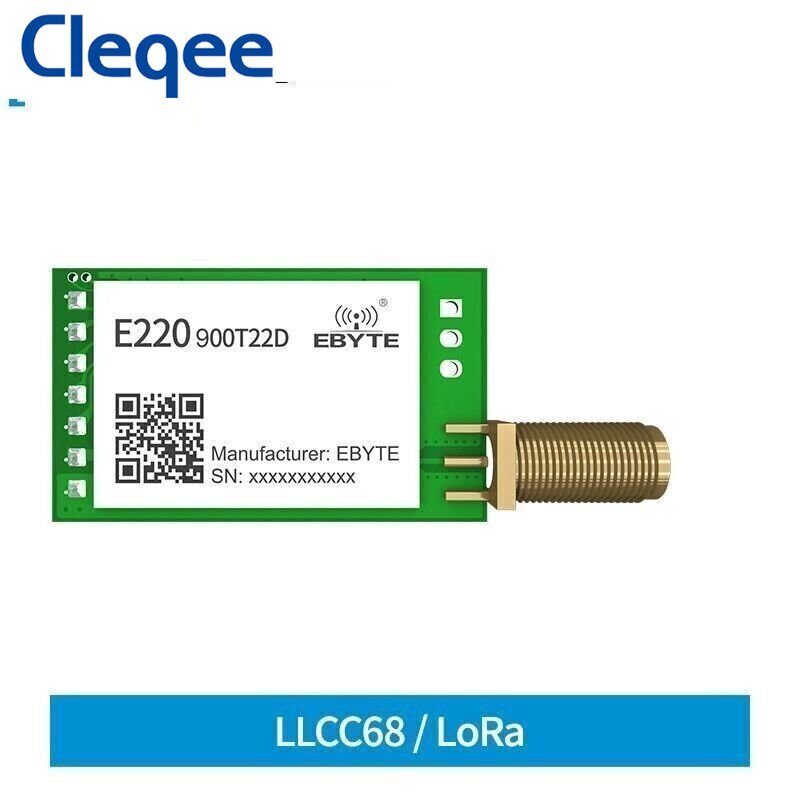 LLCC68 LoRa Rf Wireless Module 915MHz 5km Transmitter and Receiver SMA ...