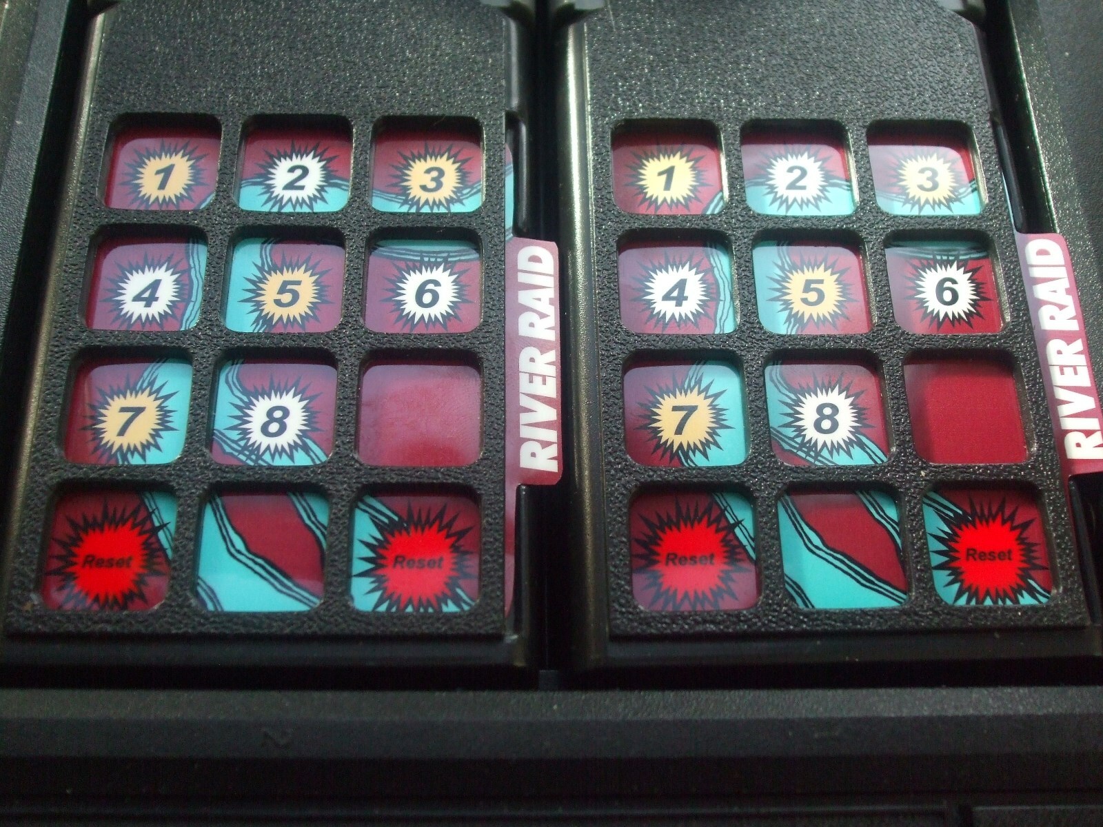 BRAND NEW RIVER RAID OVERLAYS FOR COLECOVISION GAME OPHAN HOMEBREW ...