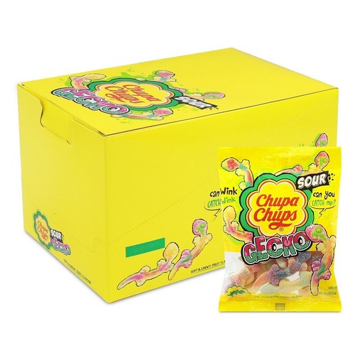 Chupa Chups Sour Gecko Character Design Lizard Jelly 90g x 12 bags Free ...