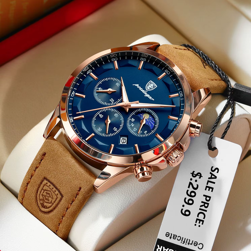 Men's Luxury Waterproof Quartz Sport Watch Chronograph Luminous Date | eBay