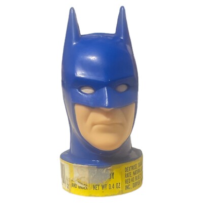 Vintage 1989 Topps Candy Container BATMAN DC Comics Blue Figure ...