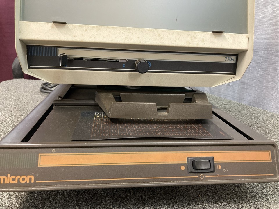 MICRON 770A MICROFICHE READER | eBay