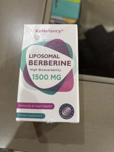 Berberine HCL Supplement 1500Mg High Bioavailability Liposomal ...