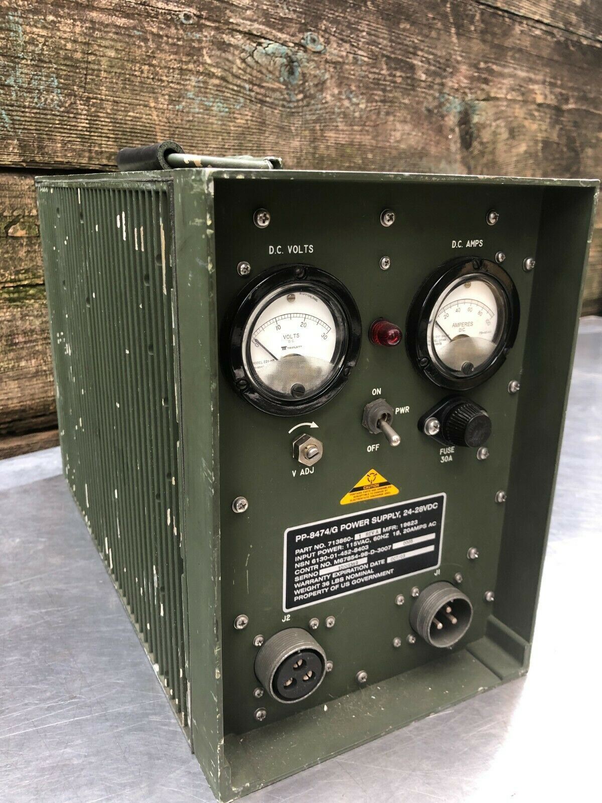 Power Supply Converter PP-8474/G MILITARY RADIO 24V 18-30VDC 60A, NO ...