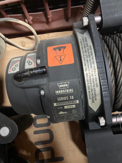 WARN Series 18 Hydraulic Industrial 18000lb Winch - 74125 for sale ...