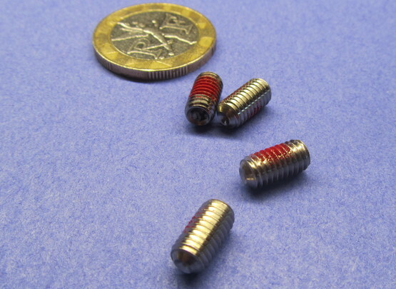 Stainless Steel Thread Lock Set Screw, Cup, 10-32 x 3/8" Length, 20 Pc ...