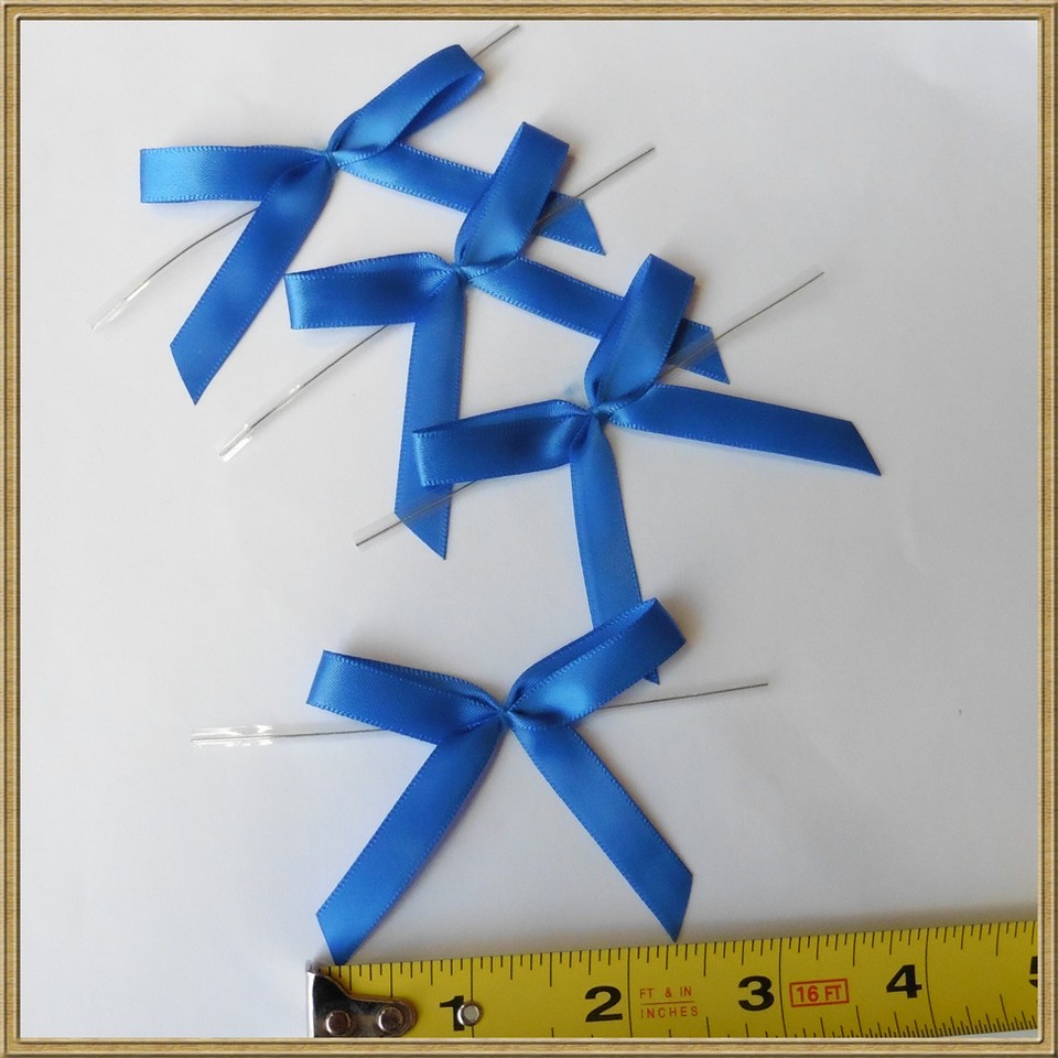 25pcs Satin Pre-Tied Ribbon Bows in wedding or birthday Party - 17 ...
