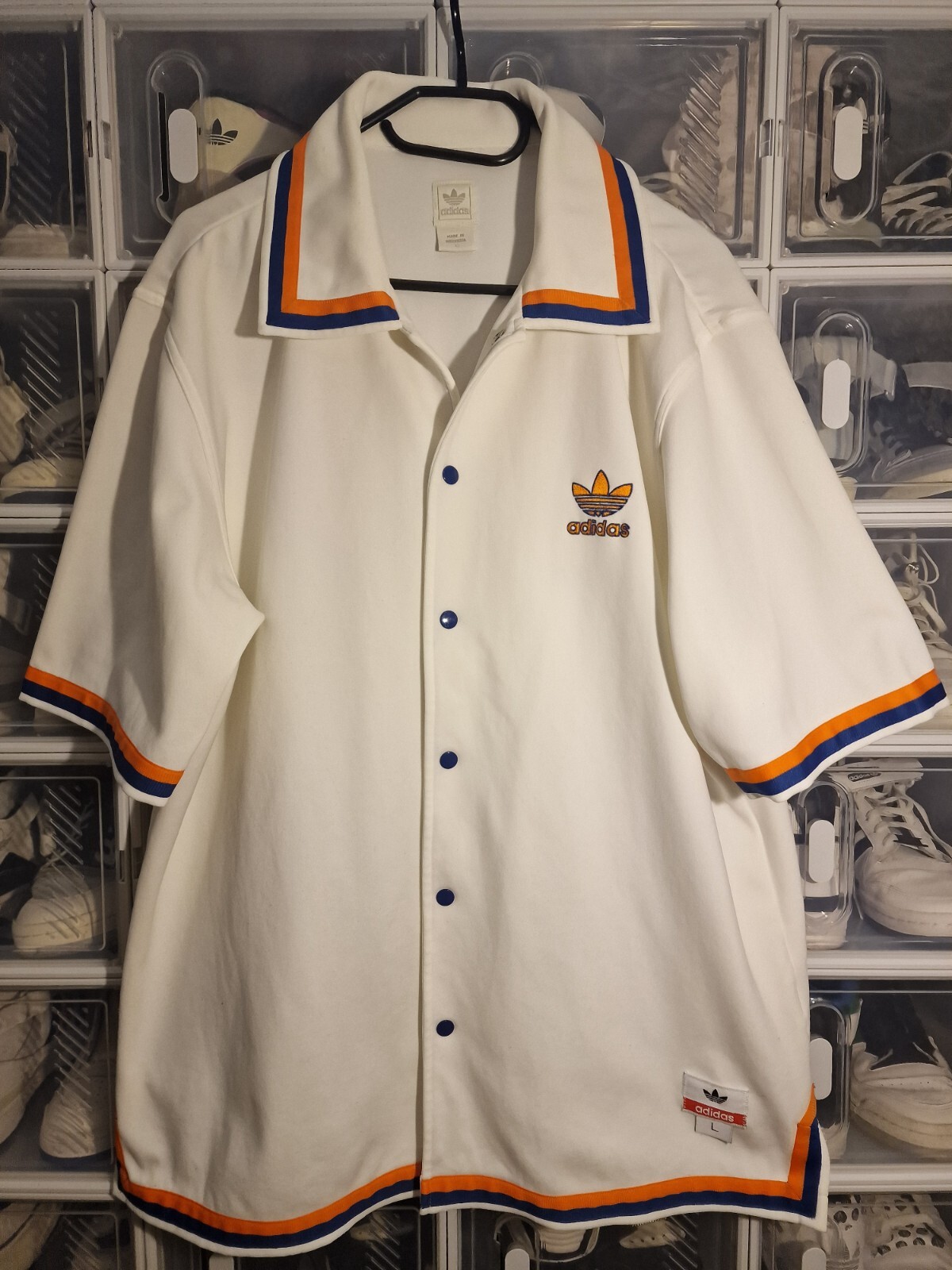 Adidas Patrick Ewing 33 Warm Up Shirt 80/90s Vintage New York Rivalry ...