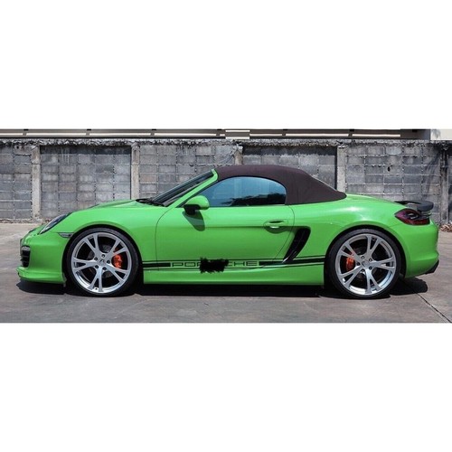 Triple Stripe Custom Side Decals Set For Porsche Boxster 2012-2023 718 ...