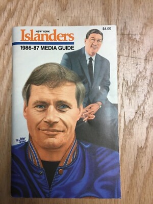 1986/87 New York Islanders Media Guide | eBay