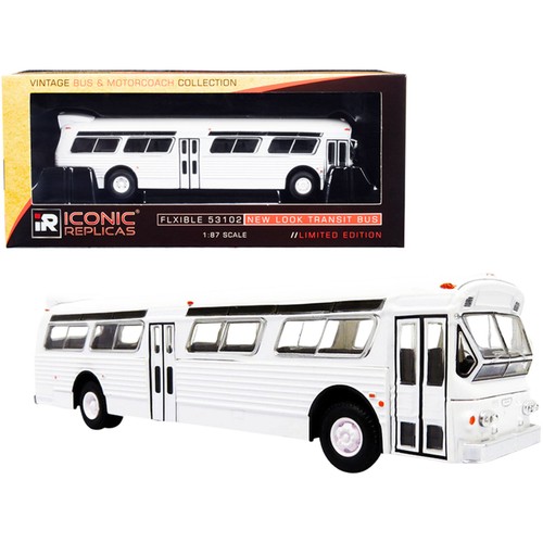 Iconic Replicas 1/87 Scale Diecast Model Transit Bus Flxible 53102 with ...