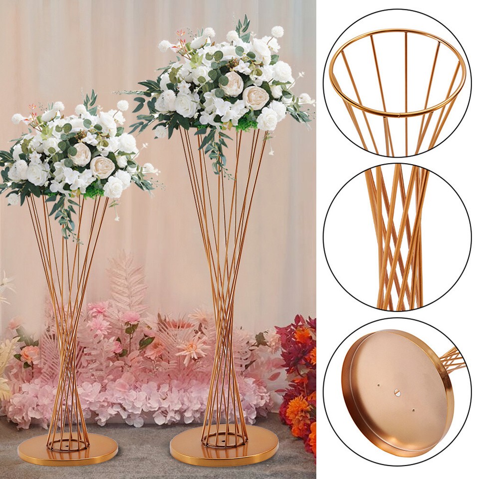 50/70cm Geometric Frame Flower Stand Rack Wedding Table Party ...