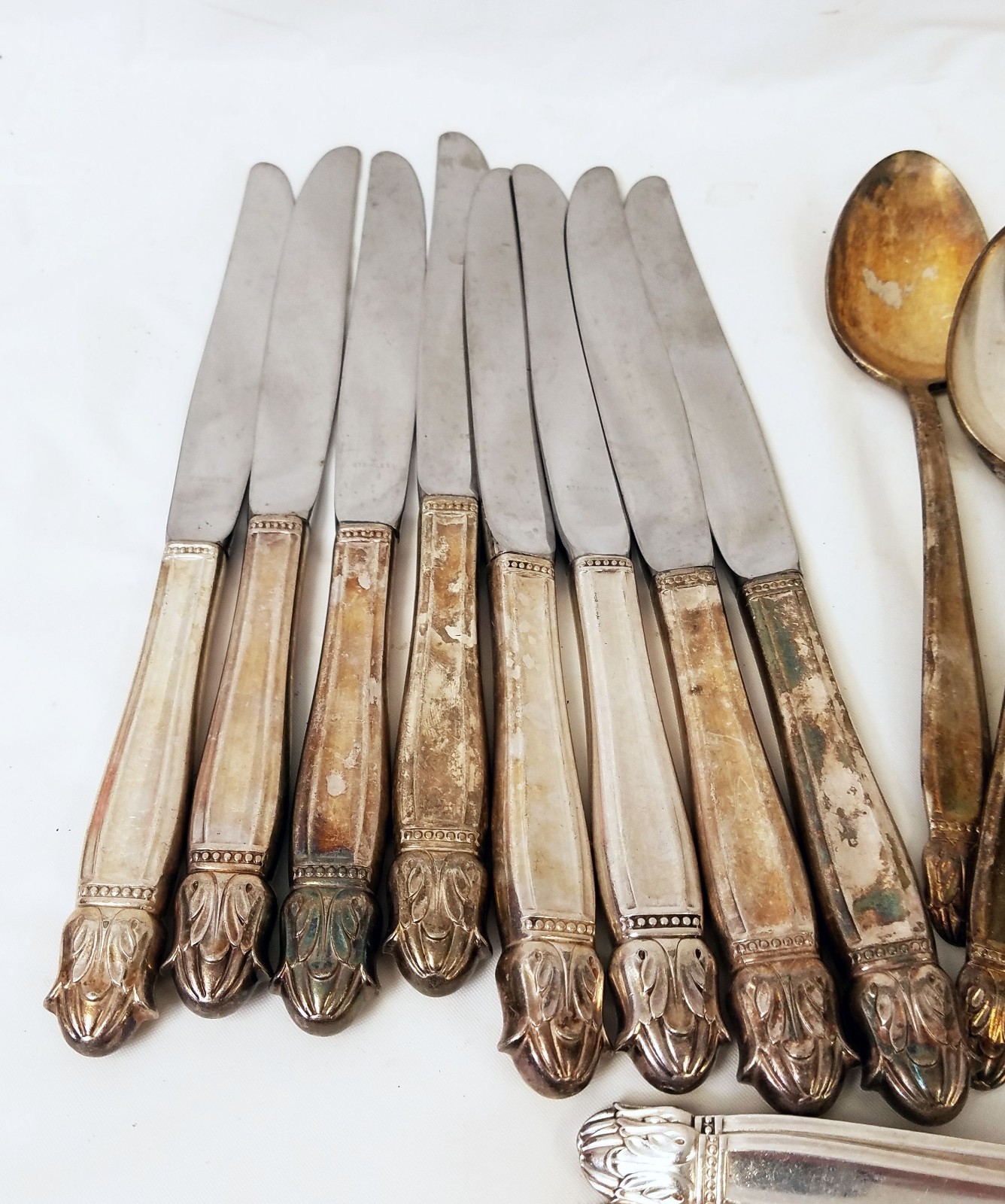 28 Pieces Holmes & Edwards DANISH PRINCESS Silverplate Flatware | eBay
