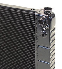 MuscleRods 73-76 Corvette LS swap radiator - auto trans - with fans ...