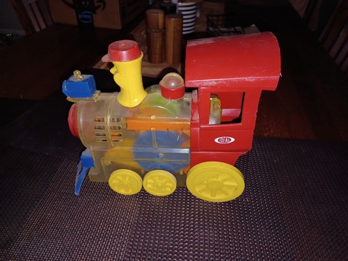 VINTAGE 1974 Ideal Toys Wind Up See Through Train, working | eBay