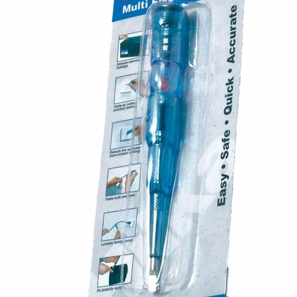 Mains Voltage Fuse And Continuity Testing Screwdriver Magic Multi Test ...