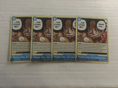 One Piece Card Game Thank You...For Loving Me OP08-053 English Playset ...