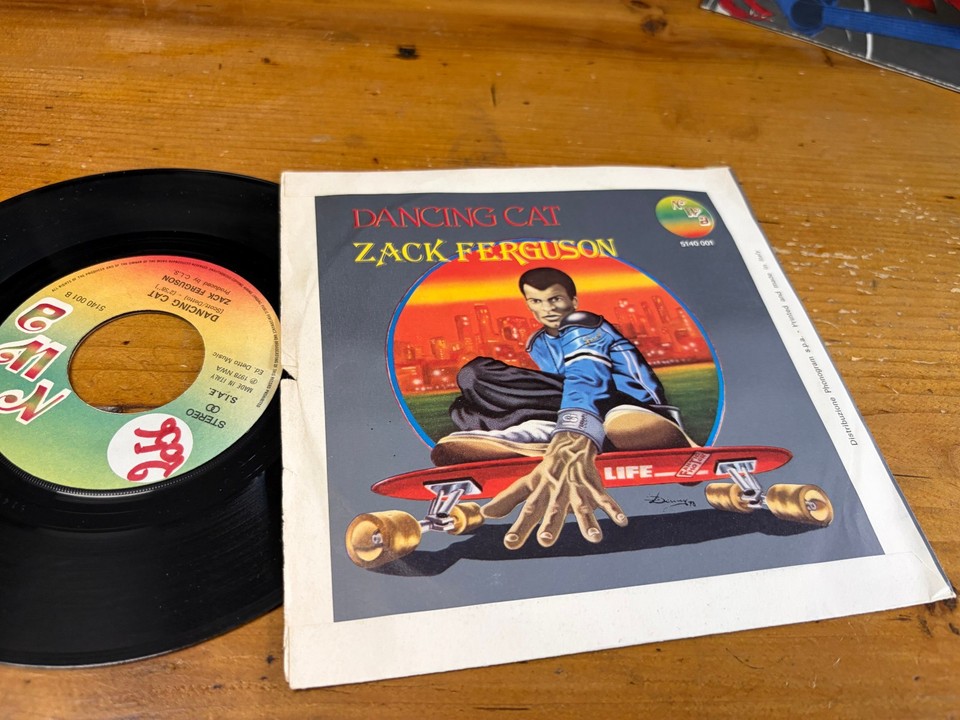 7" ITALY 1978 Zack Ferguson – Skate Board Dancin' | eBay