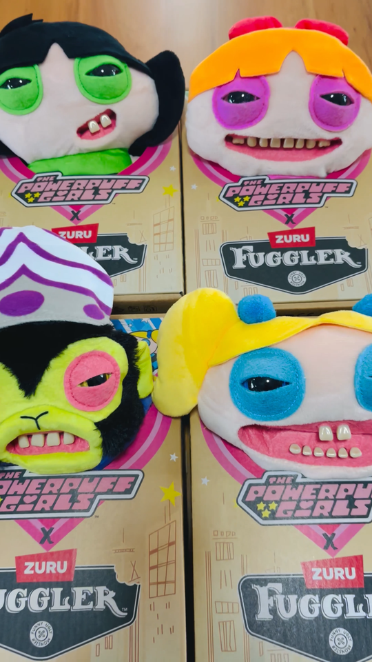 Fuggler x Powerpuff Girls Full Set ( Blossom, Bubbles, Buttercup, Mojo ...