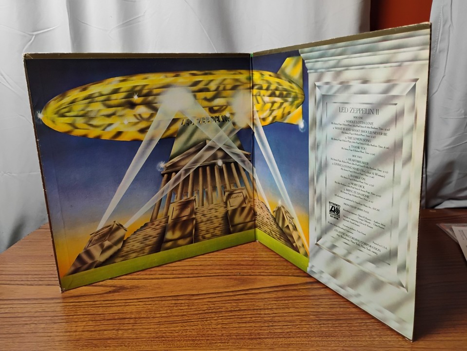 Led Zeppelin II 1969 LP Vinyl Record SD 8236 Atlantic PR Presswell VG+ ...