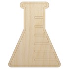 Science Chemistry Beaker Flask Unfinished Wood Shape Piece Cutout for ...