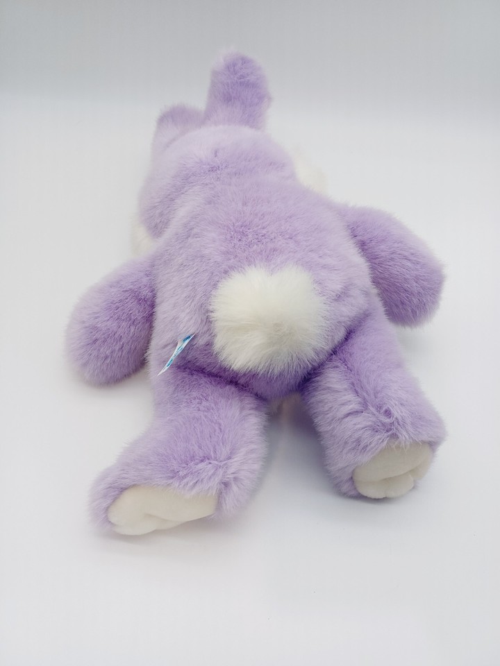 Purple Rabbit Plush 17in Bunny Rabbit 1999 Kids of America Stuffed ...